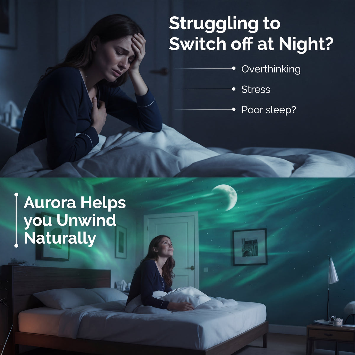 Aurora Projector | Northern Lights Projector for Relaxation & Sleep